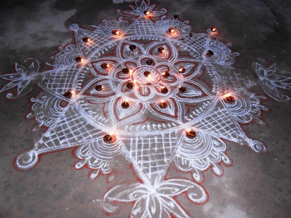Some Rangoli designs for karthika maasa – Madhwa